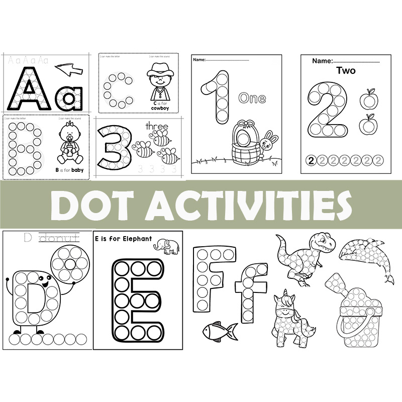 PDF] 011- Do A Dot Activity Worksheet Fine Motor Skills Kids Montessori ...
