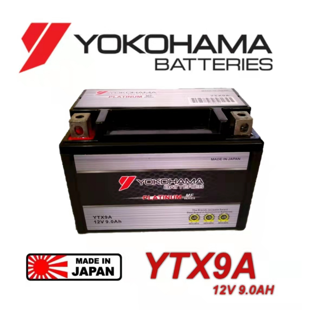 YTX9A YTX9 BATTERY GEL YOKOHAMA YAMAHA XVZ1300 YFM400 R250 HONDA TLR200 ...