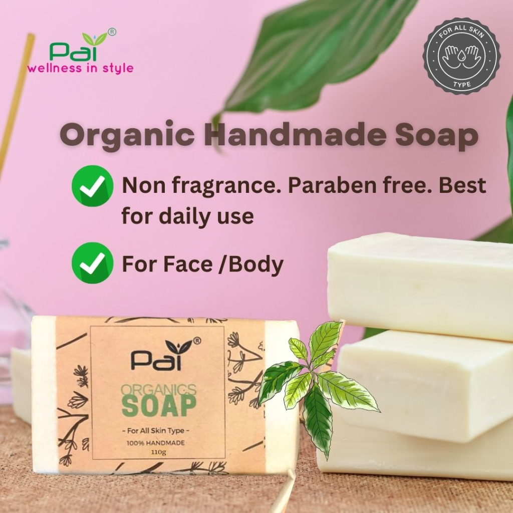 PAI Organic Soap Bar Non Fragrance 100% Handmade Paraben Free Best to ...