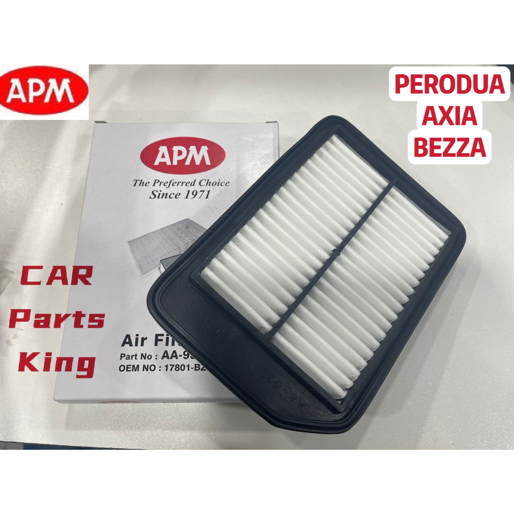 ( 100% ORIGINAL APM ) PERODUA AXIA BEZZA AIR FILTER ( AA-9301 ...
