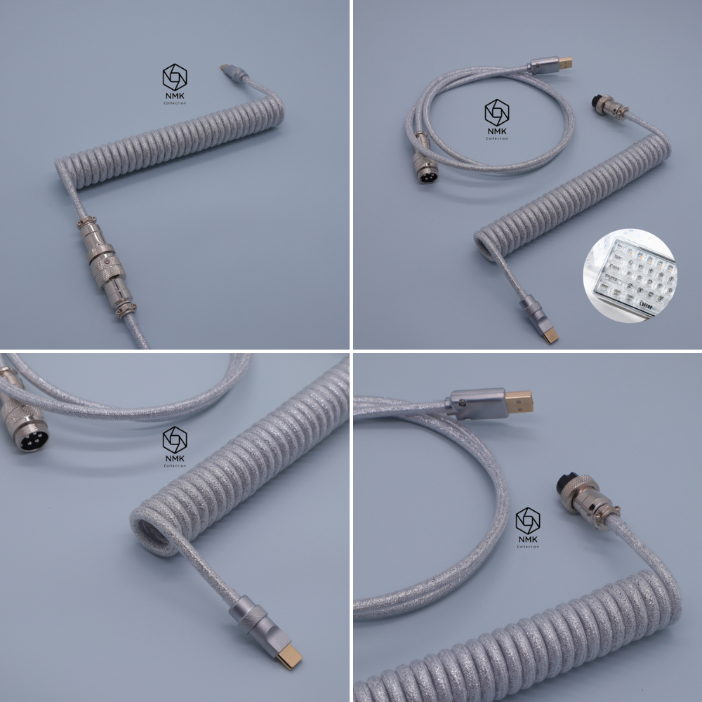 [Ready Stock] Custom Made Coiled Keyboard Cable USB-C to USB-A Premium ...