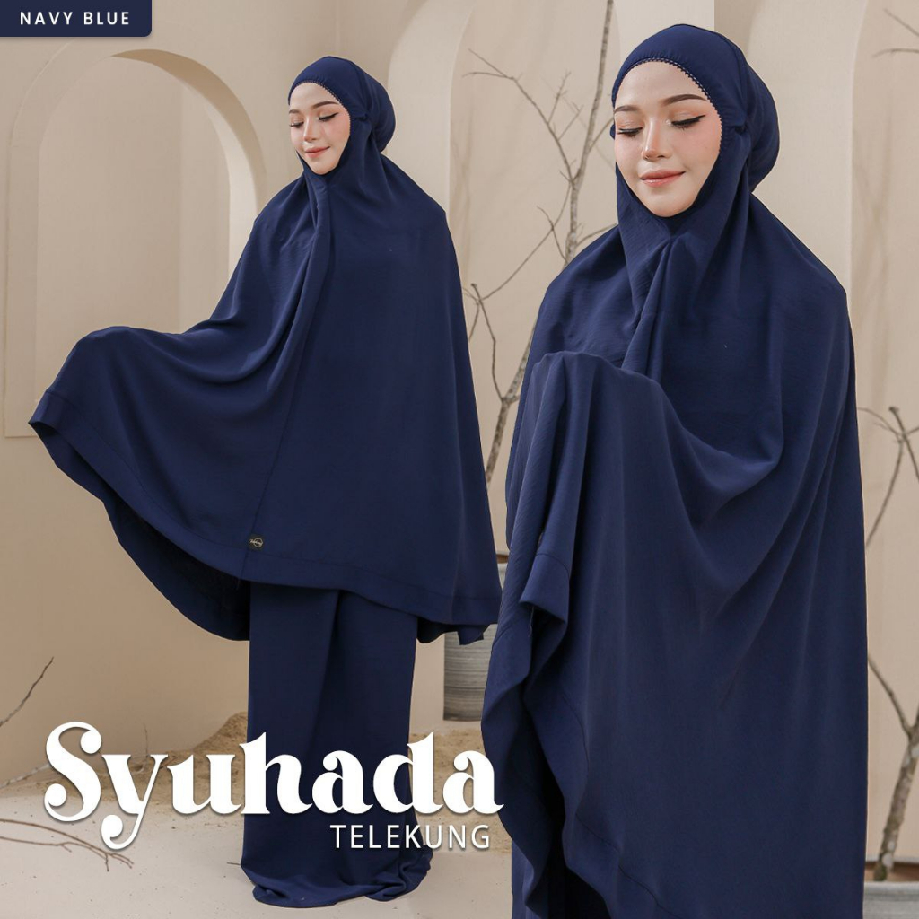 TELEKUNG SOLAT SYUHADA TELEKUNG HARMONI RAMADHAN HITAM PUTIH BY TUNIKMY ...
