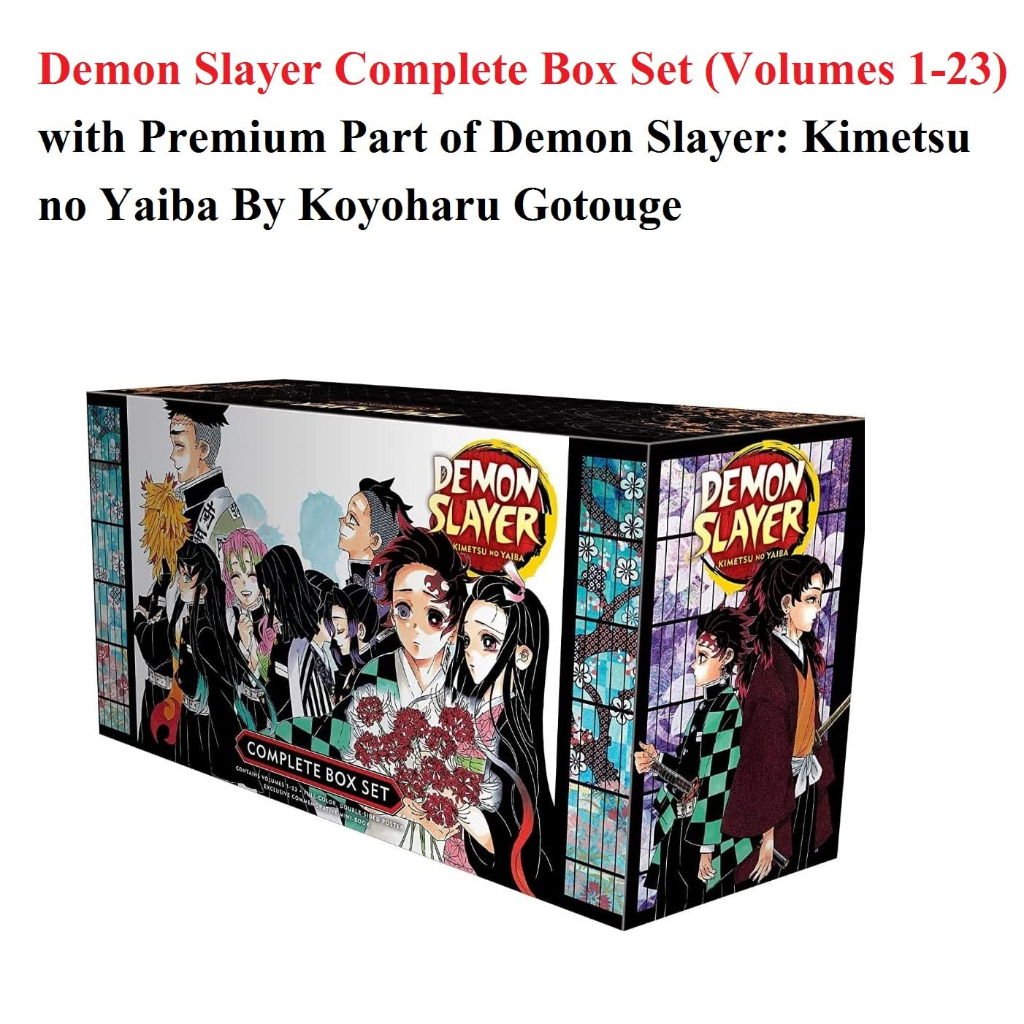 Demon Slayer Complete Box Set Includes Volumes 1 23 With Premium