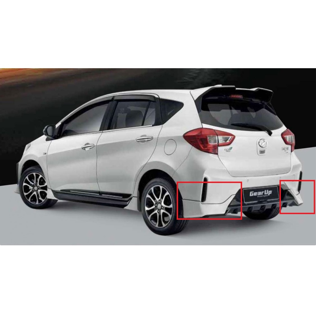 Perodua Myvi Third Generation 3rd Generation 2021 Gear Up Skirting Body ...
