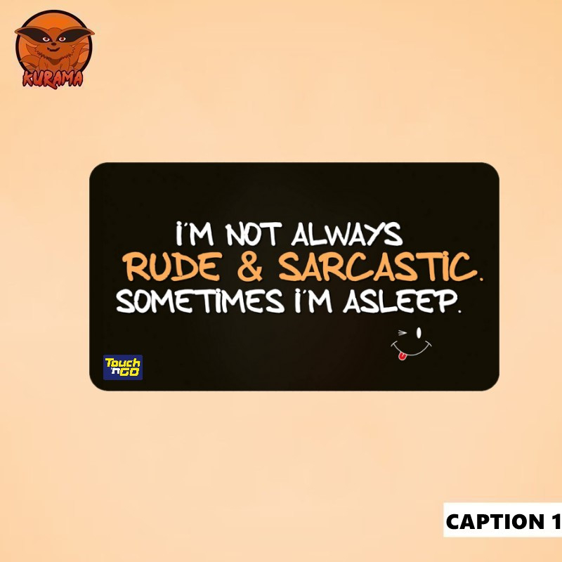 CAPTION RUDE / CAPTION GOODS Touch n Go Card Sticker Cover / Credit ...