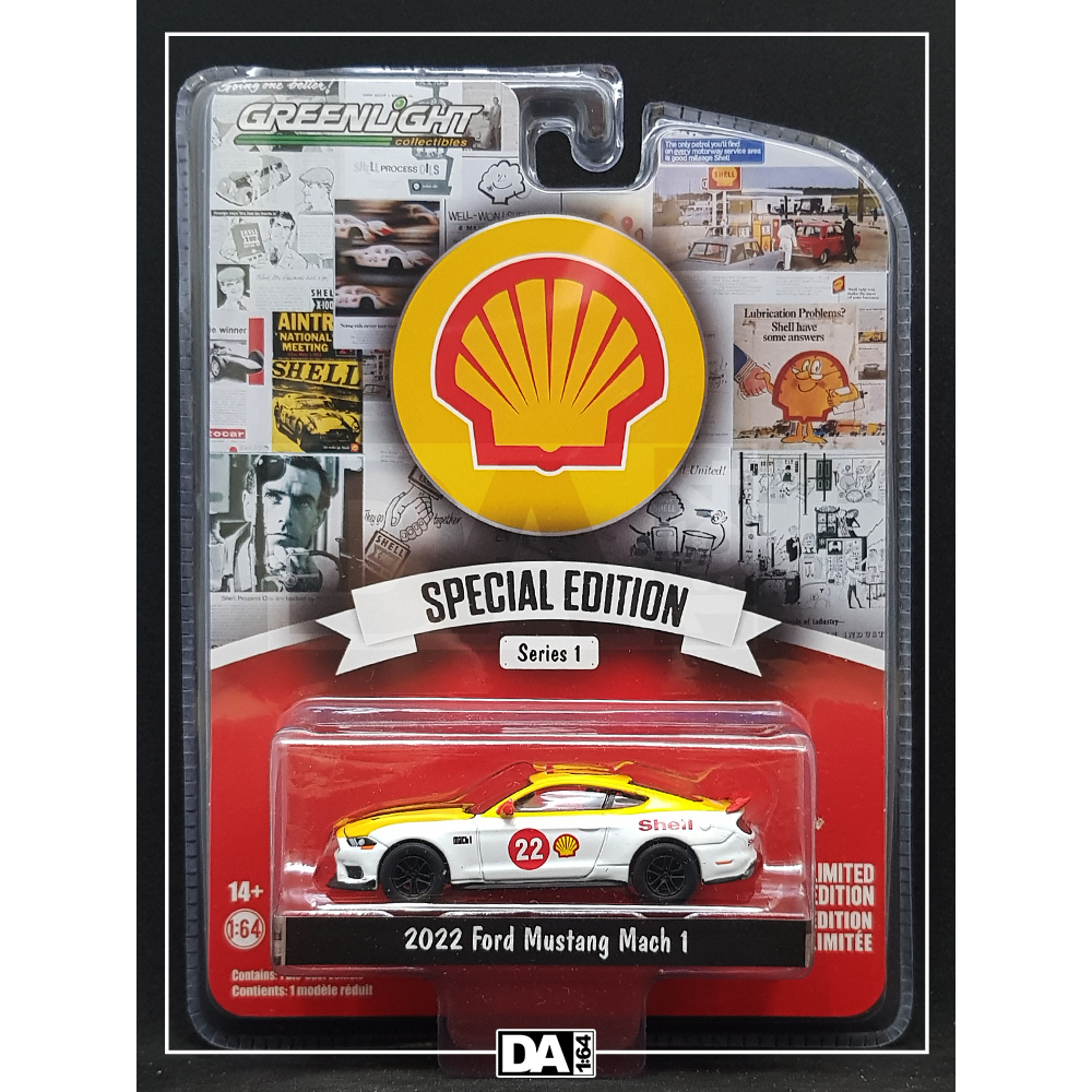 1:64 GREENLIGHT SHELL Special Edition-2022 Ford Mustang Mach 1 | Shopee ...