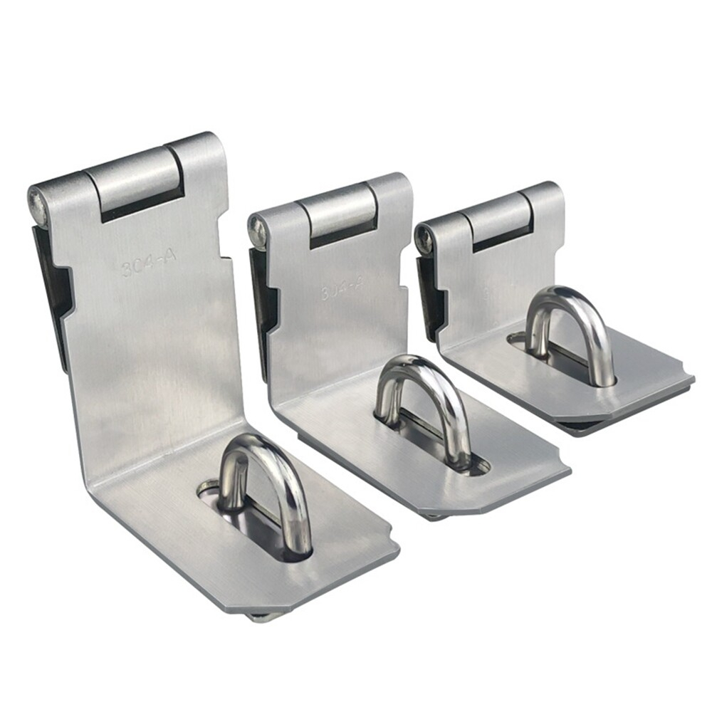 MKR Durable Hasp 304 Stainless Steel Household Padlock Clasp Burglar ...