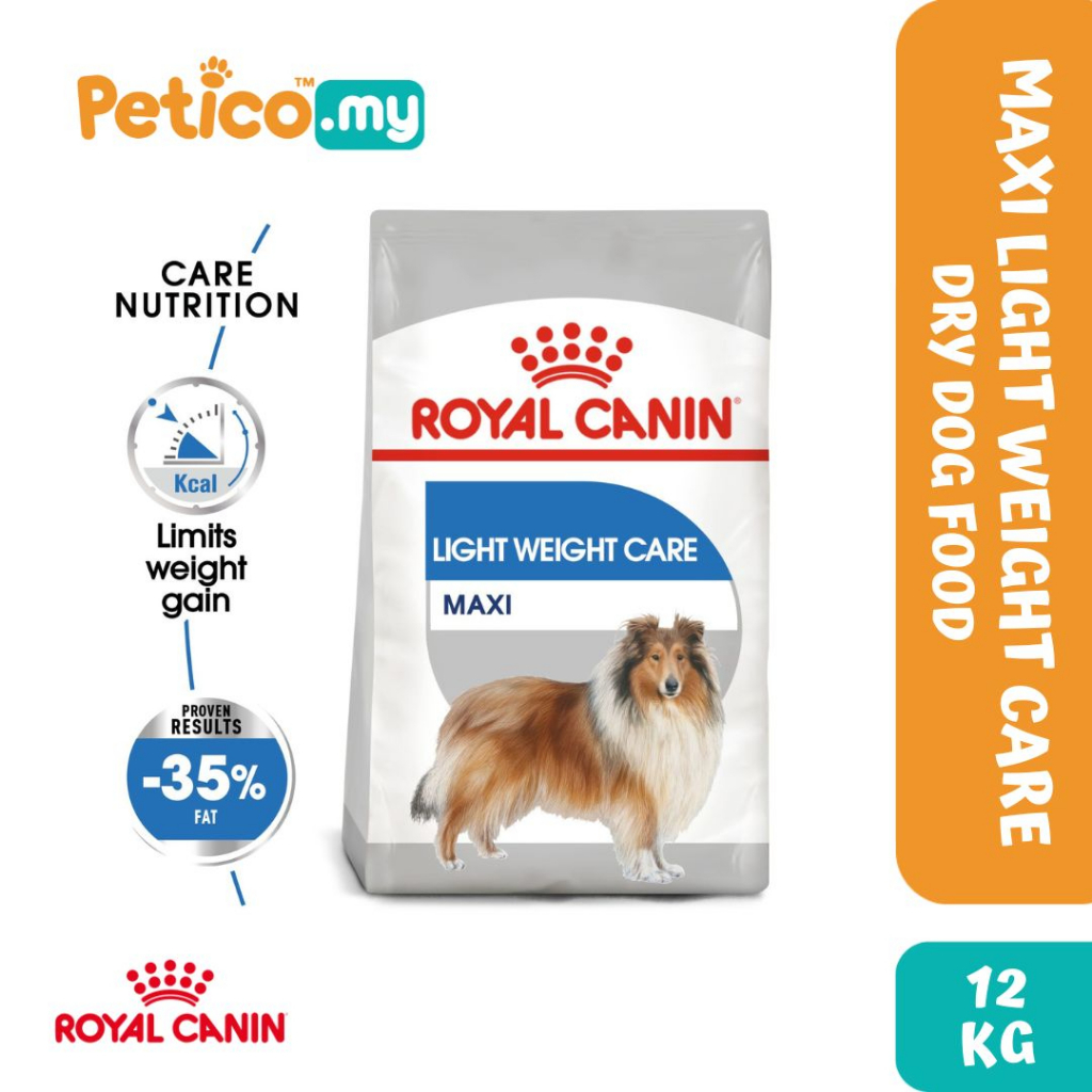 Royal Canin Maxi Light Weight Care 12KG Dry Dog Food | Shopee Malaysia