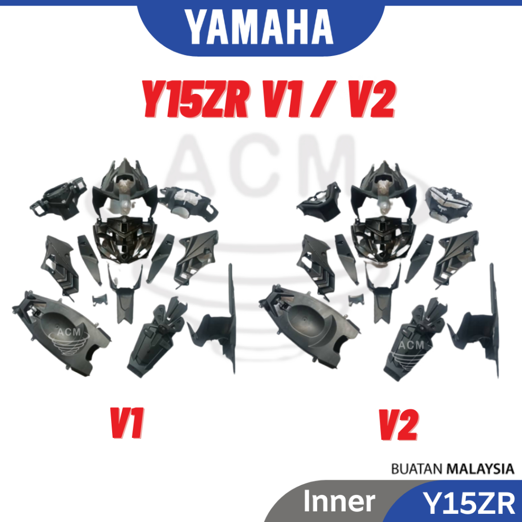 YAMAHA Y15ZR V1 V2 Inner Non Color Parts coverset Body Cover Set Y15 ZR Full Set Y suku Cover ...