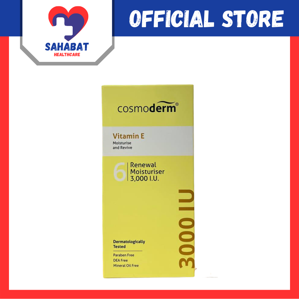 COSMODERM VITAMIN E CREAM 30,00IU 50ML | Shopee Malaysia