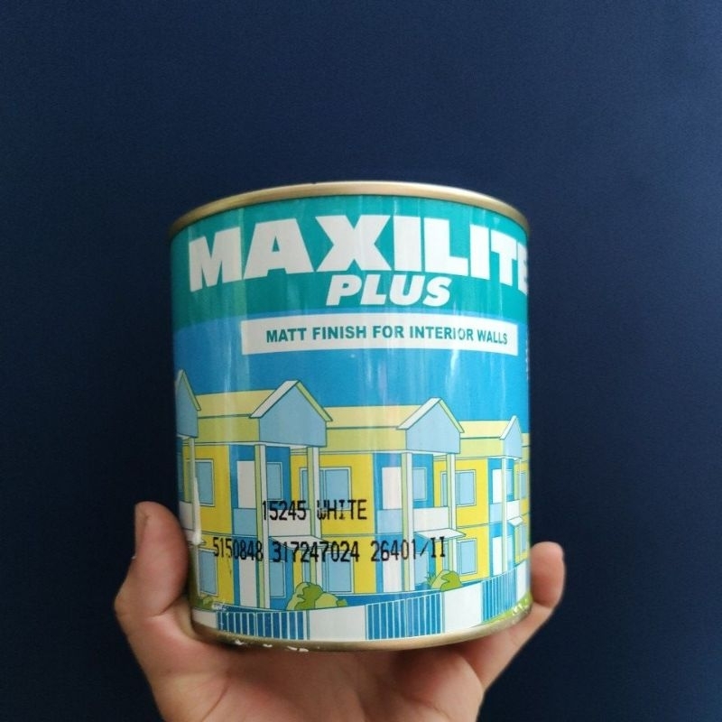 [Dulux ICI] MAXILITE PLUS EMULSION PAINT 1L WHITE 15245 / BLACK 10222 ...