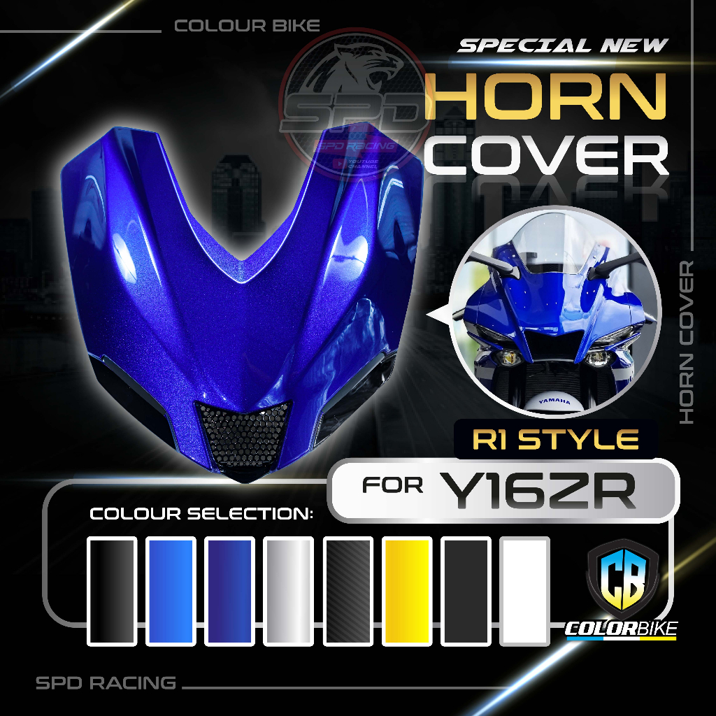 Horn Cover R1 Style / Front Cover for Y16 /Exciter155 | Shopee Malaysia