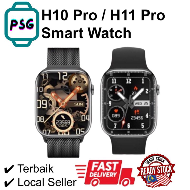 (PSG) H10 Pro / H11 Pro Smart Watch S8 1.91 Inch Super HD Smooth Screen ...