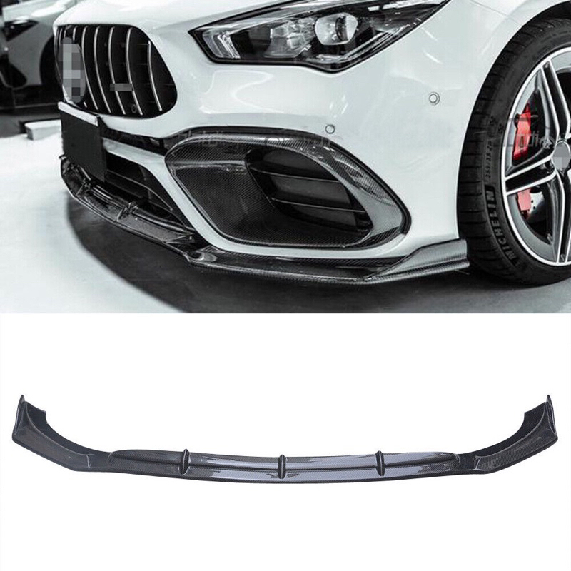 Mercedes benz W118 CLA carbon fiber Front side rear skirt lip diffuser ...
