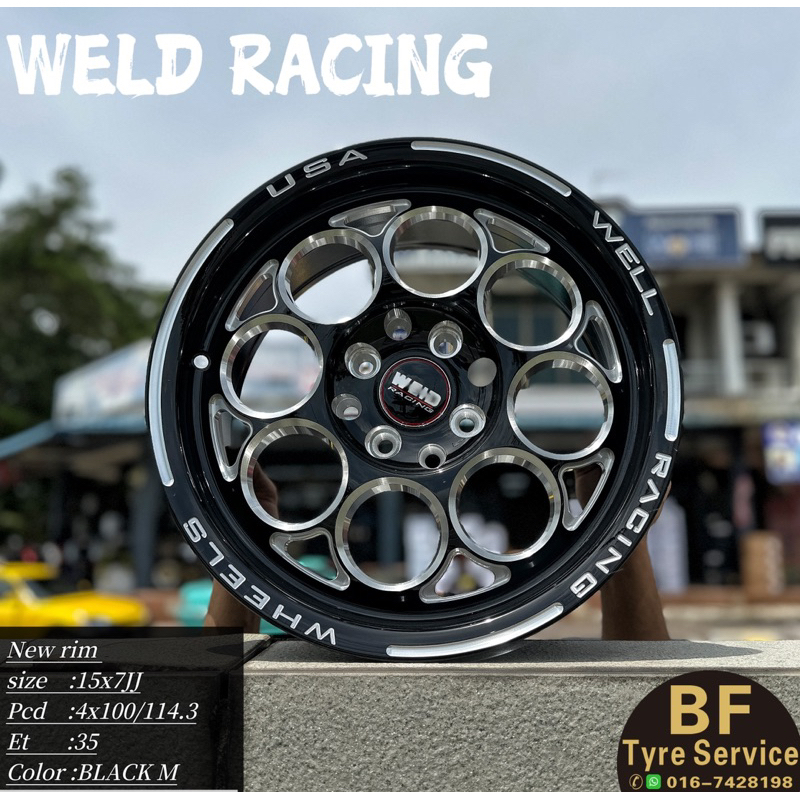 WELD RACING 15x7JJ NEW RIM🔥JB 2pcsrim | Shopee Malaysia