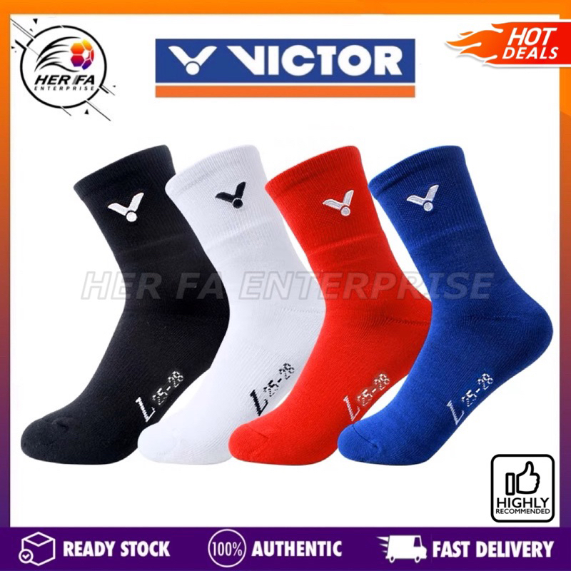 VICTOR SK190 Badminton Tournament Sport Socks 100%ORIGINAL Stockin ...