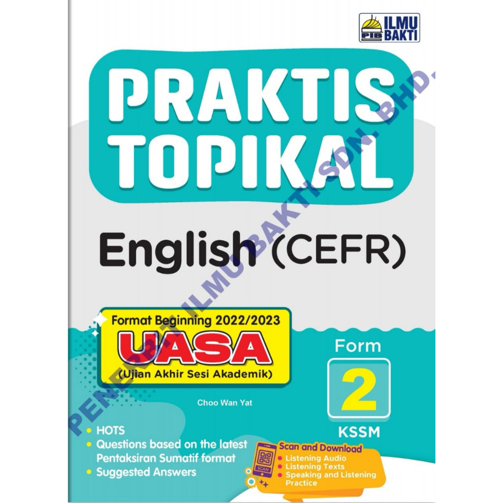 Praktis Topikal Kssm English Cefr Uasa Tingkatan 2 2023 Shopee