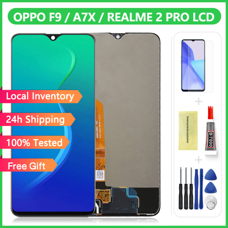 ORIGINAL LCD with Frame for OPPO F9 / F9 Pro/ A7X / REALME 2 PRO LCD Display Touch Screen ...