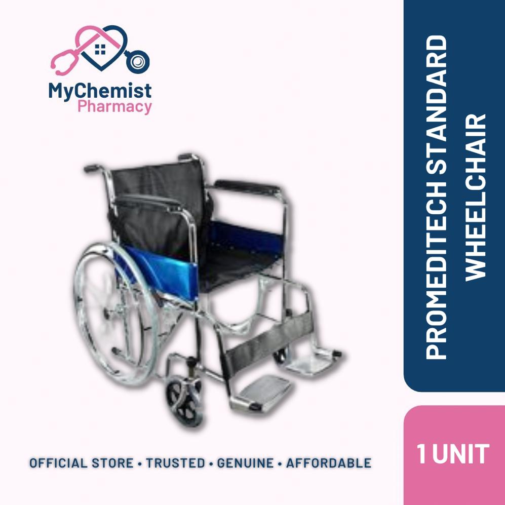 Promeditech/Hospitech Hospital Standard Wheelchair - 20 Inches / 51cm ...