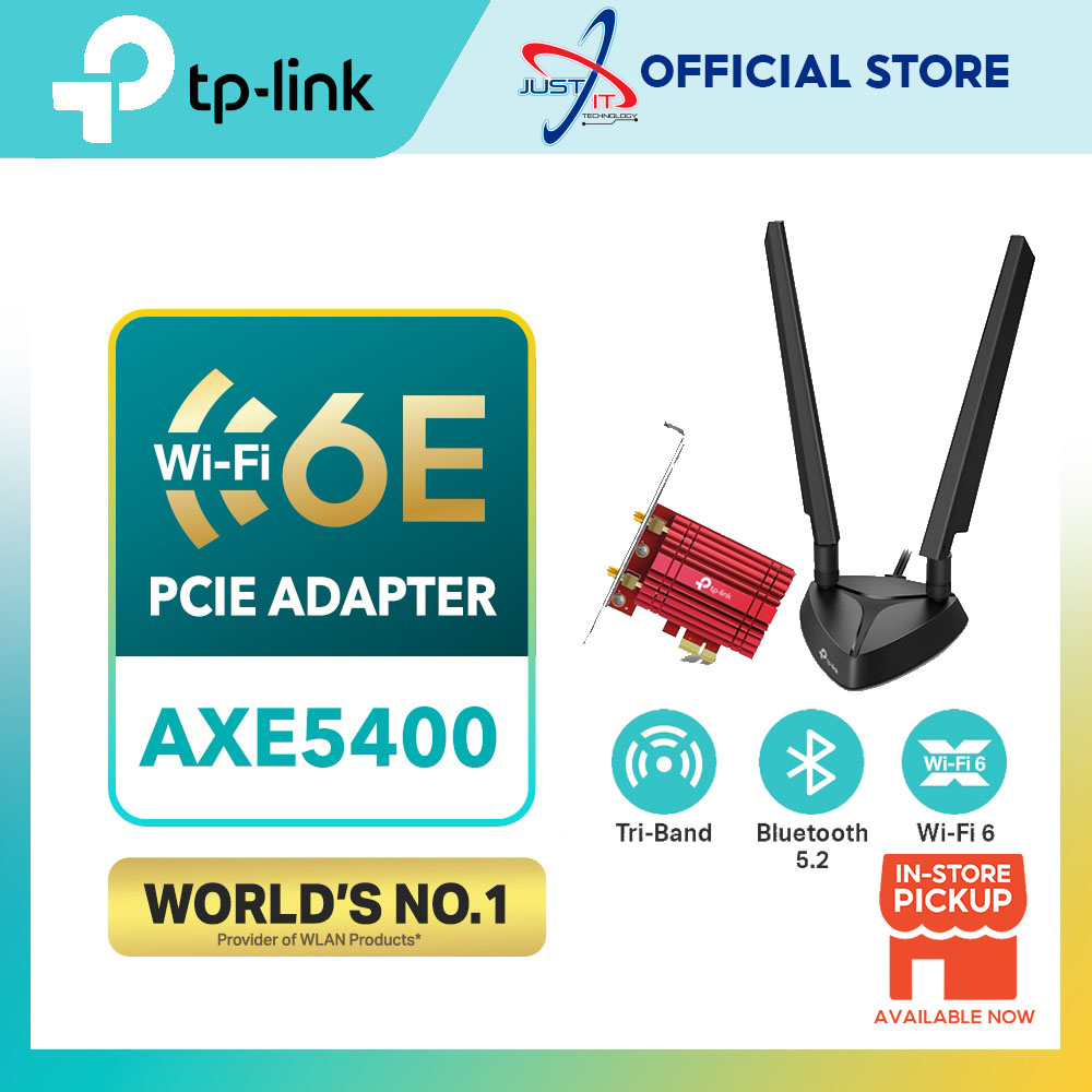 TP-LINK TXE75E AXE5400 PCI EXPRESS TRI-BAND WI-FI 6E ADAPTER | Shopee ...