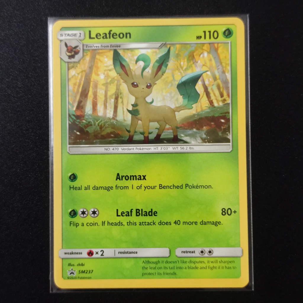 [PTCG] Pokemon Card Leafeon SM237 Promo English Near Mint! | Shopee ...