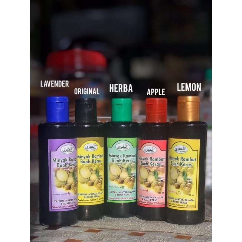 Minyak Rambut Buah Keras Sangat Berkualiti (Original) Al Khairi ...