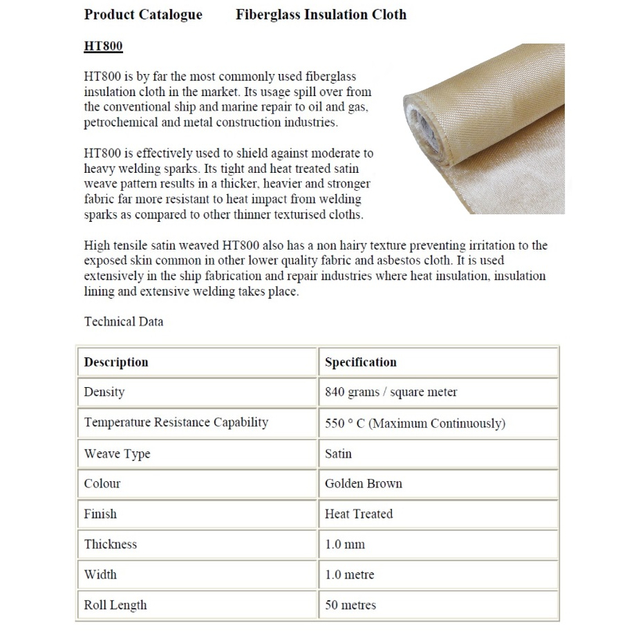 Fire Blanket Rolls 1mx30mtr, 1mx50mtr Fiberglass Fabric 1mm/1.5mm ...
