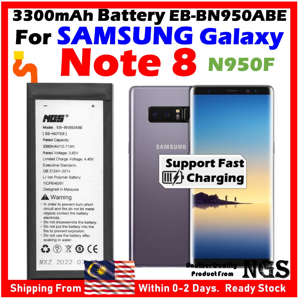 ORI NGS Brand 3300mAh Battery EB-BN950ABE Compatible For SAMSUNG GALAXY ...