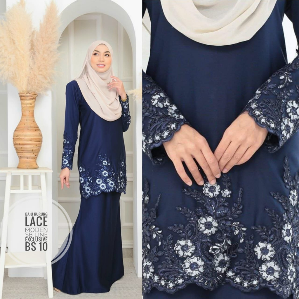 Baju Kurung Moden Raya, 8 𝐰𝐚𝐫𝐧𝐚 𝐩𝐢𝐥𝐢𝐡𝐚𝐧 Lace Batu , Nikah, Tunang ...