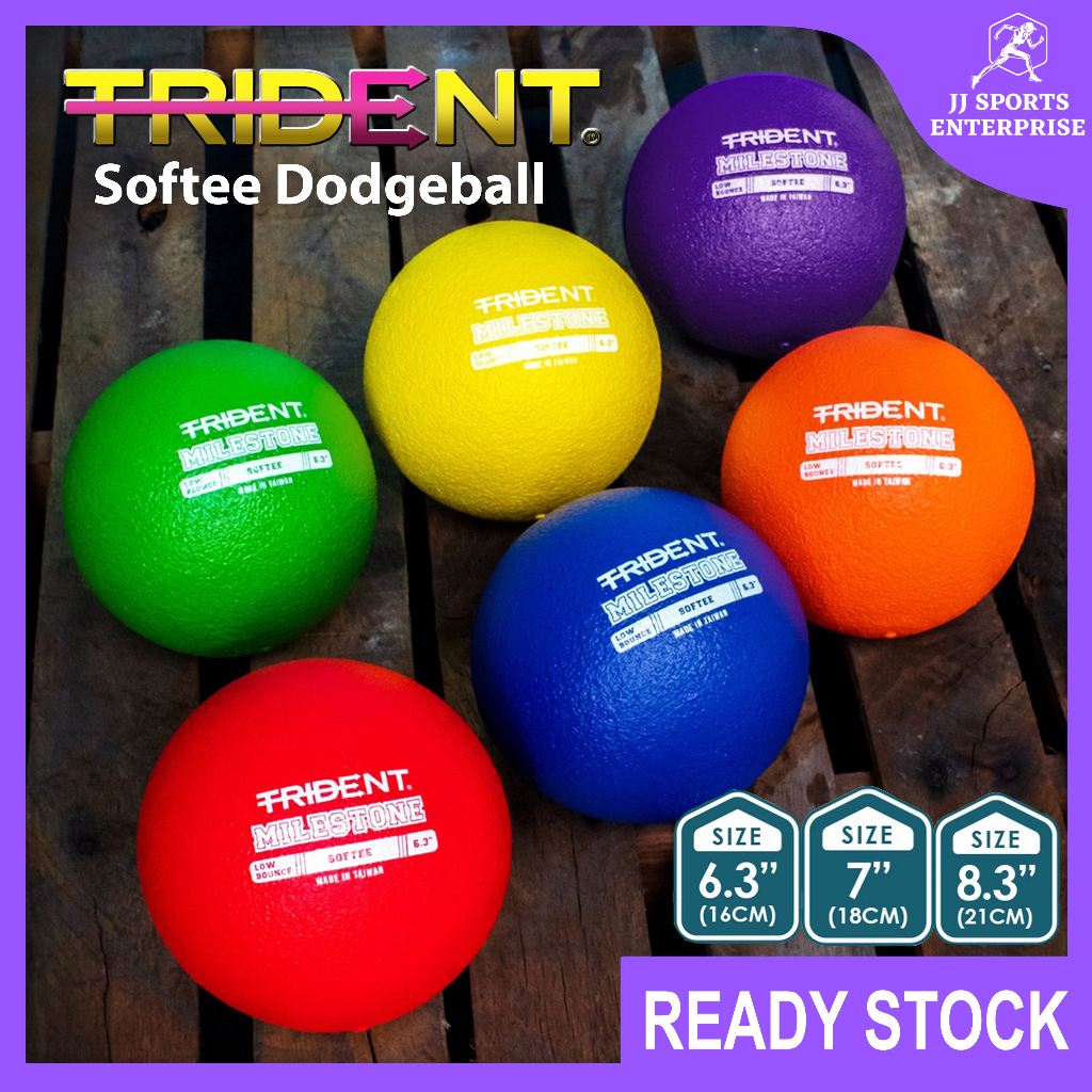 Trident Milestone Softee Low Bounce Foam Ball Dodgeball Dodge Ball ...