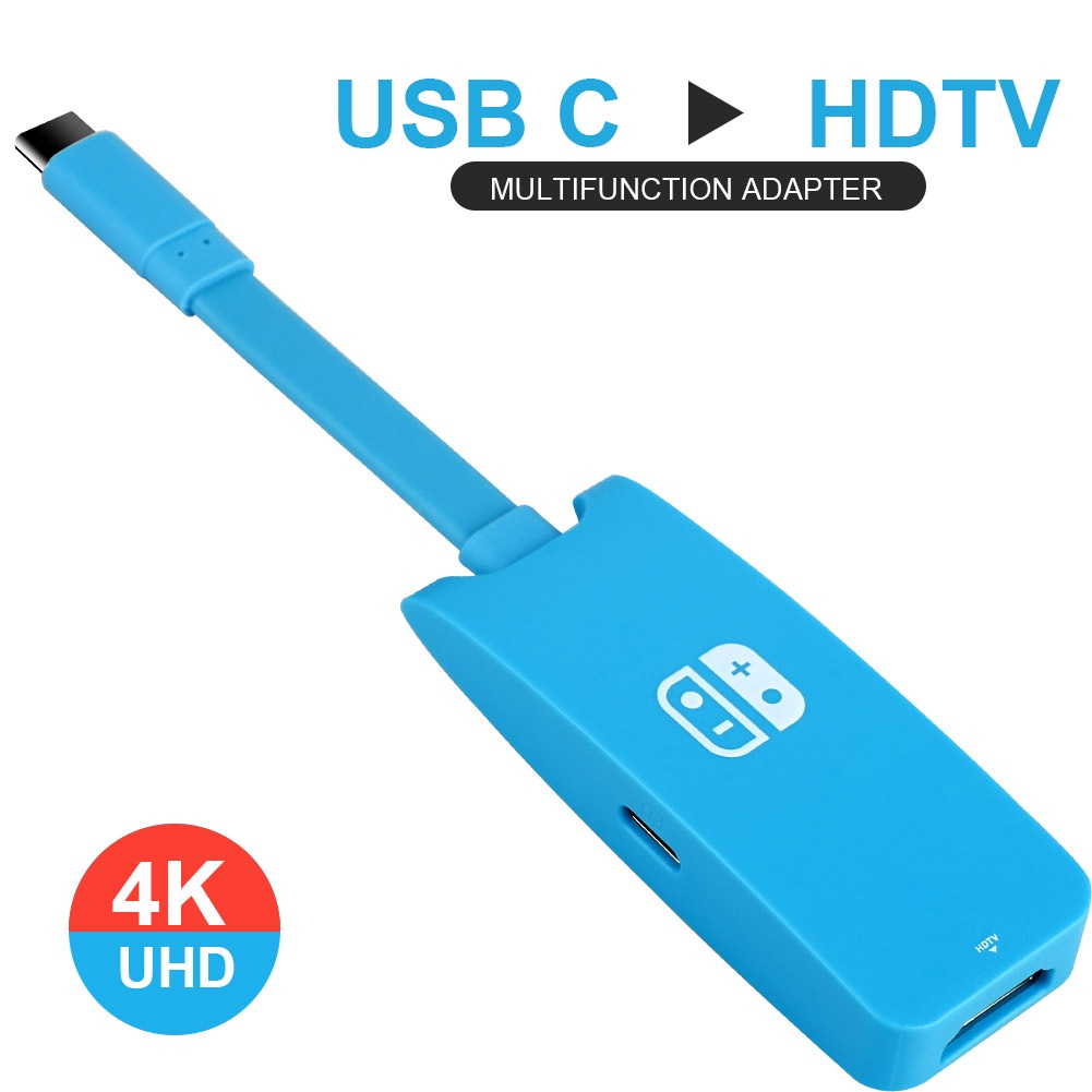 Multifunction 3 in 1 Switch TV USB C Docking Station to 4K TV HDMI PD ...