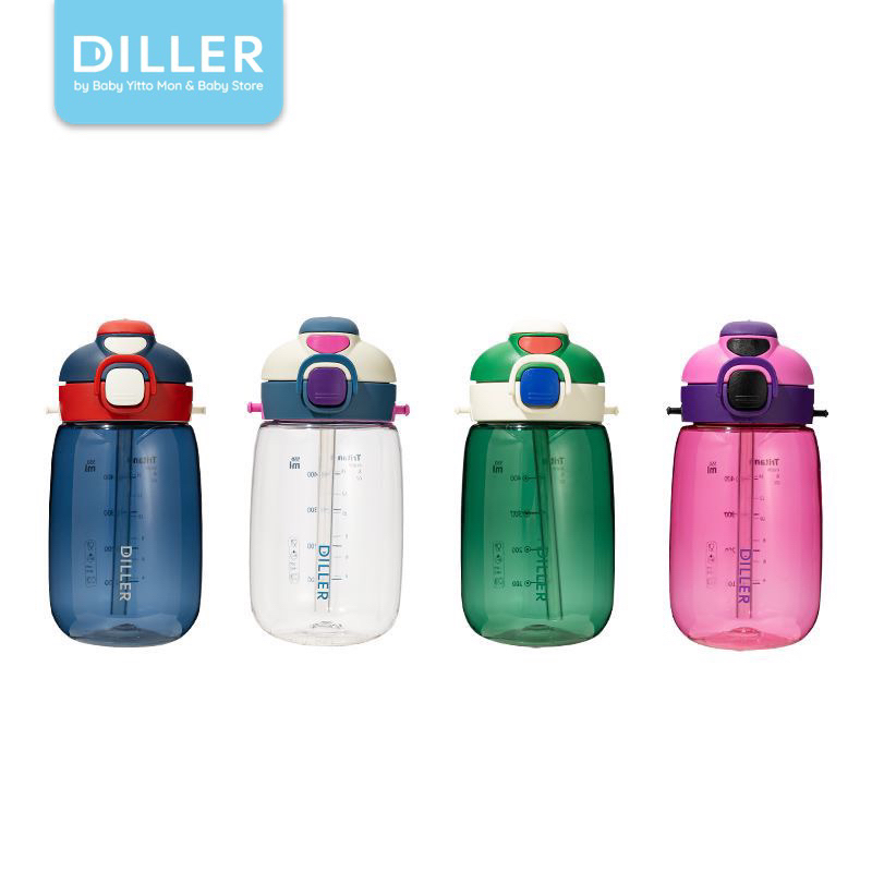 Diller Tritan Dual Use Water Bottle with Strap 550ml (D70) | Shopee ...
