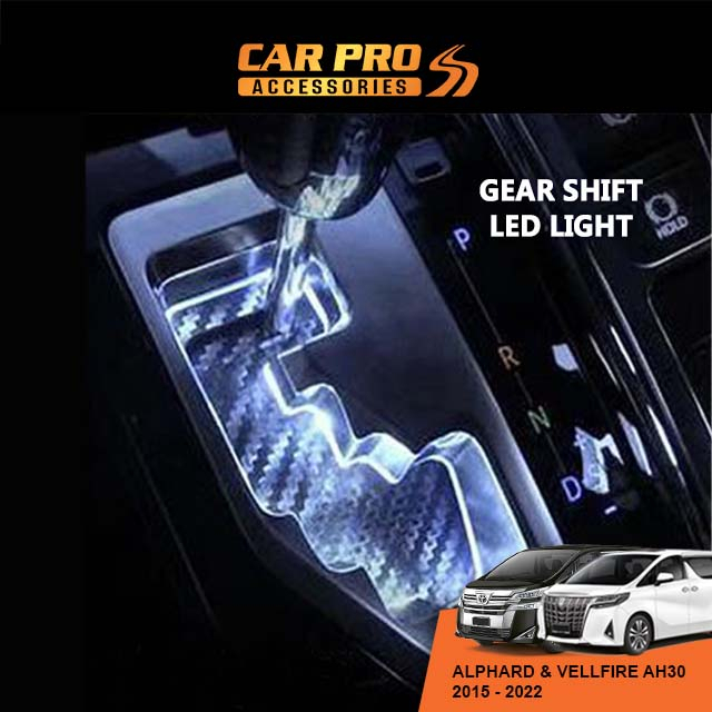 Alphard vellfire 2015 - 2022 AGH30 ANH30 Led Acrylic Gear Shift Panel ...