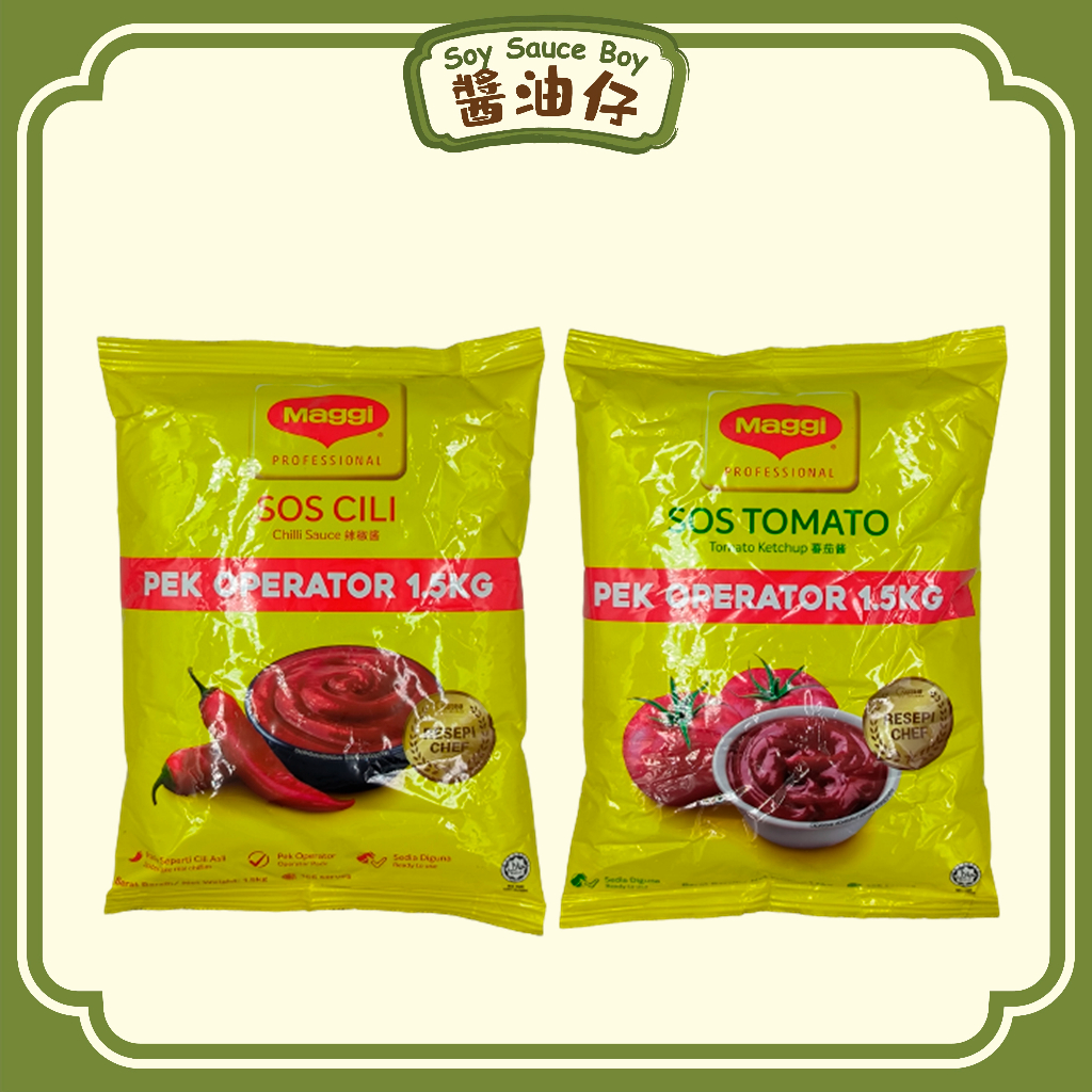 Maggi Chilli Sauce & Tomato Ketchup Sauce | Sos Cili & Sos Tomato | 美极 ...