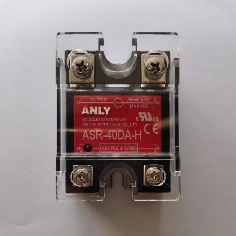ANLY SOLID STATE RELAY SSR ASR-15DA, ASR-25DA, ASR-50DA, ASR-75DA, ASR-100DA, ASR-25DAH, ASR ...