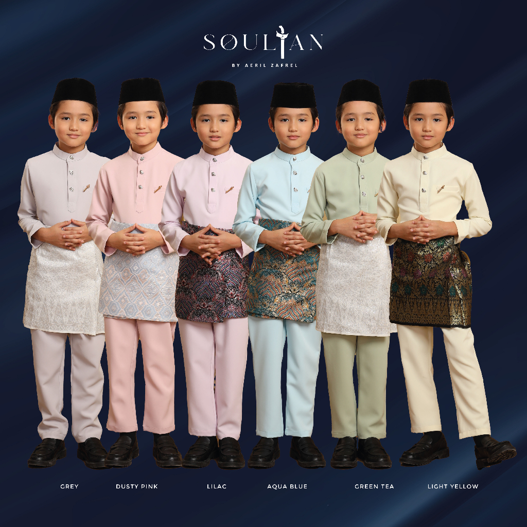 BAJU MELAYU KIDS (PASTEL COLOR) / BAJU MELAYU BUDAK/ BAJU BUDAK/ BAJU ...