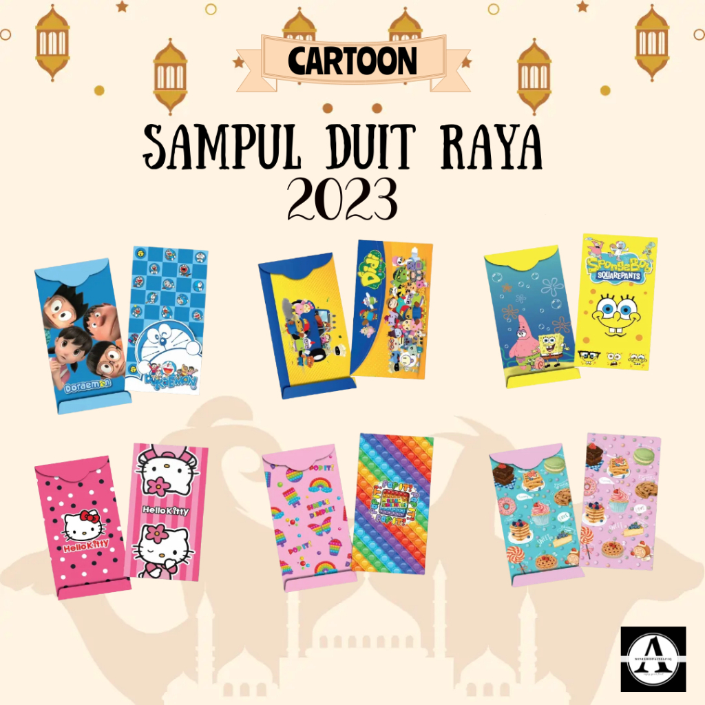 Ready Stock Sampul Duit Raya 2023 Viral Cantik (1 pack 10 pcs) | Shopee ...