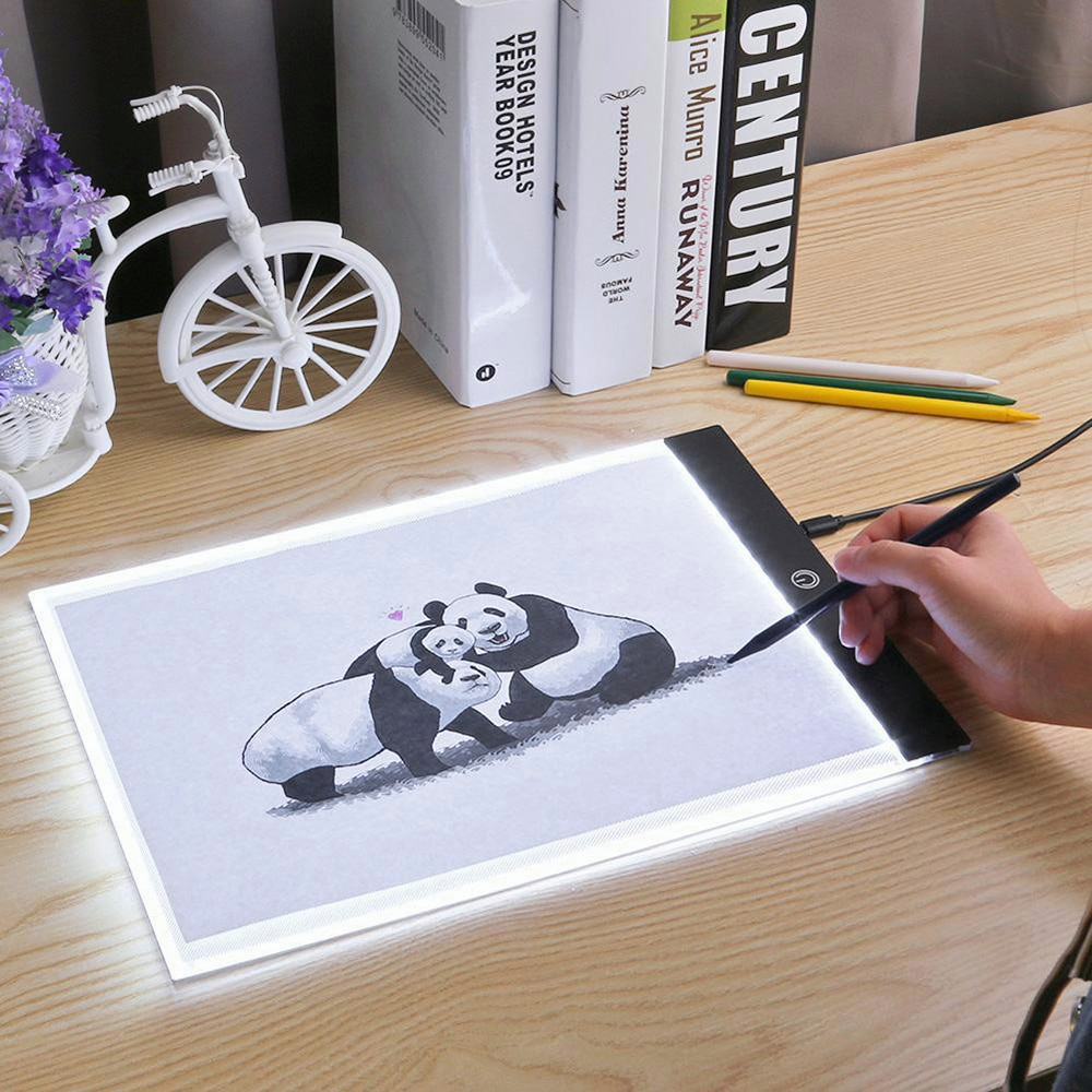 【COD】A3 A4 A5 LED Copy Board Pad Drawing Tracing Tablet Light Box Animation Sketching Stencil ...