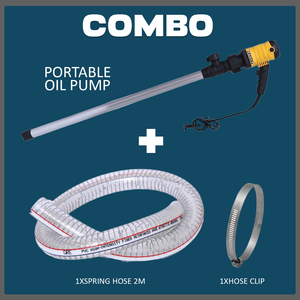 Portable Oil Pump Electric Oil Pump Oil Extractor Pump Drum Pump ...