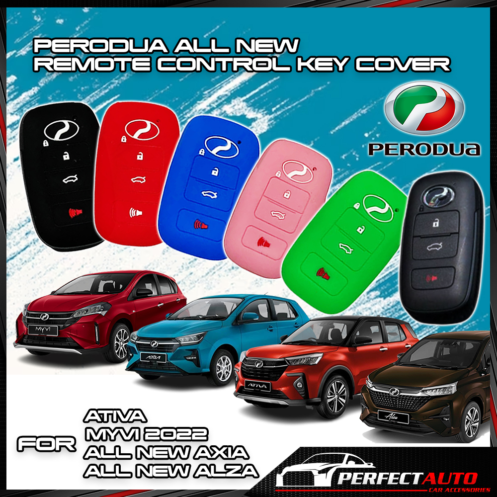 Perodua Axia Ativa Myvi ALZA 2022 2023 All New FL Silicone Car Key ...
