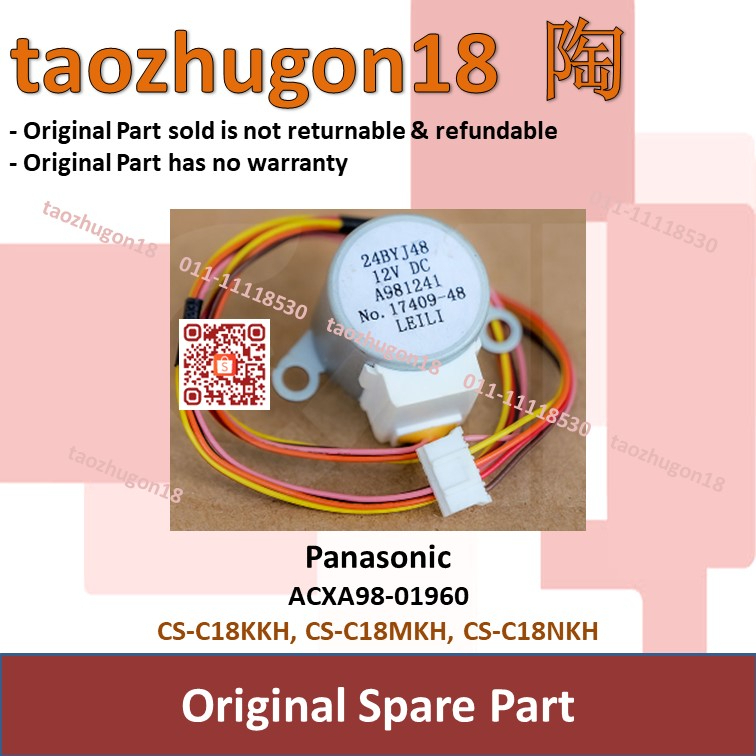 Original Panasonic ACXA98-01960 Air Conditioner Aircon Swing Step Motor ...