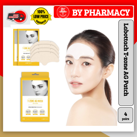 [Exp 09/2025] Labottach T-zone AG Patch 4 pairs/box (for dry and wrinkled skin) | Shopee Malaysia
