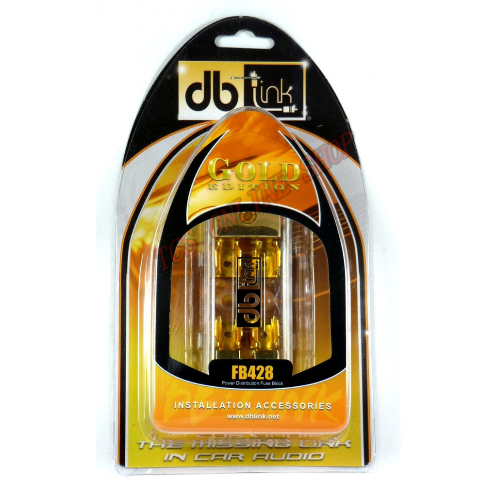 DB LINK Car Stereo Audio 2 Way AGU 60A Fuse Holder Power Distribution ...