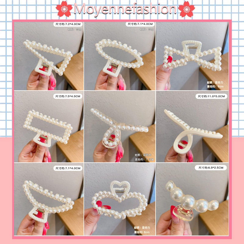 【READY STOCK AT MALAYSIA】Korea pearl hair clip sepit rambut klip rambut ...