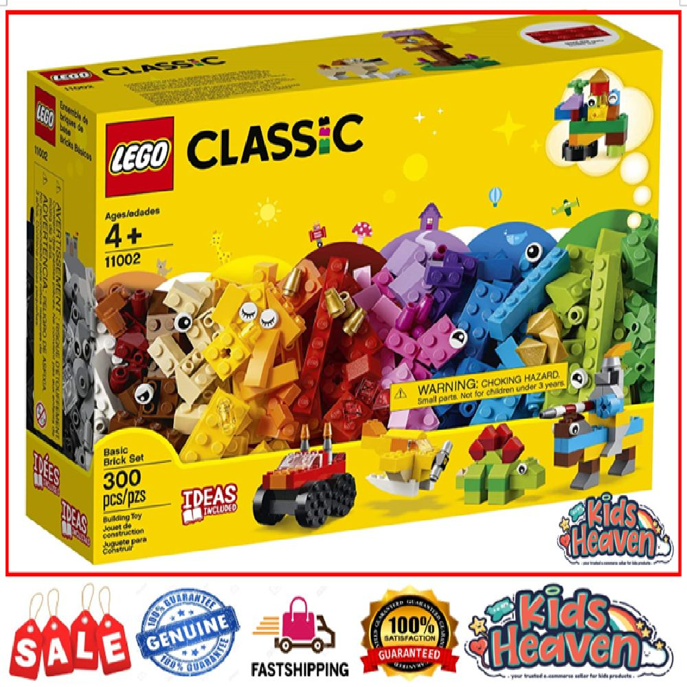 LEGO Classic Basic Brick Set 11002 Building Kit (300 Pieces)-100.0% ...