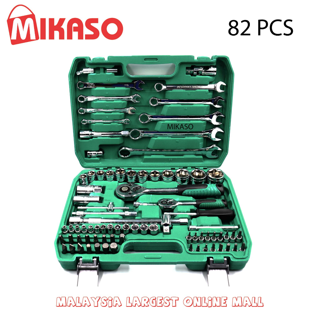 82 pcs Socket Set Ratchet Box Socket Set Box Set Spanner Set Wrench Set ...