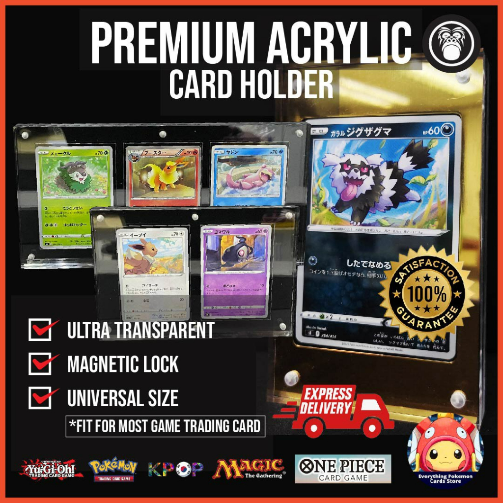 [LIMITED STOCK] Acrylic Card Display Card Holder Glass Photo Frame Kad ...