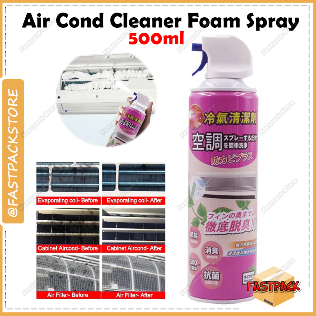 Air Conditioner Cleaning Spray Air Cond Cleaner Foam Coil Treatment Car ...