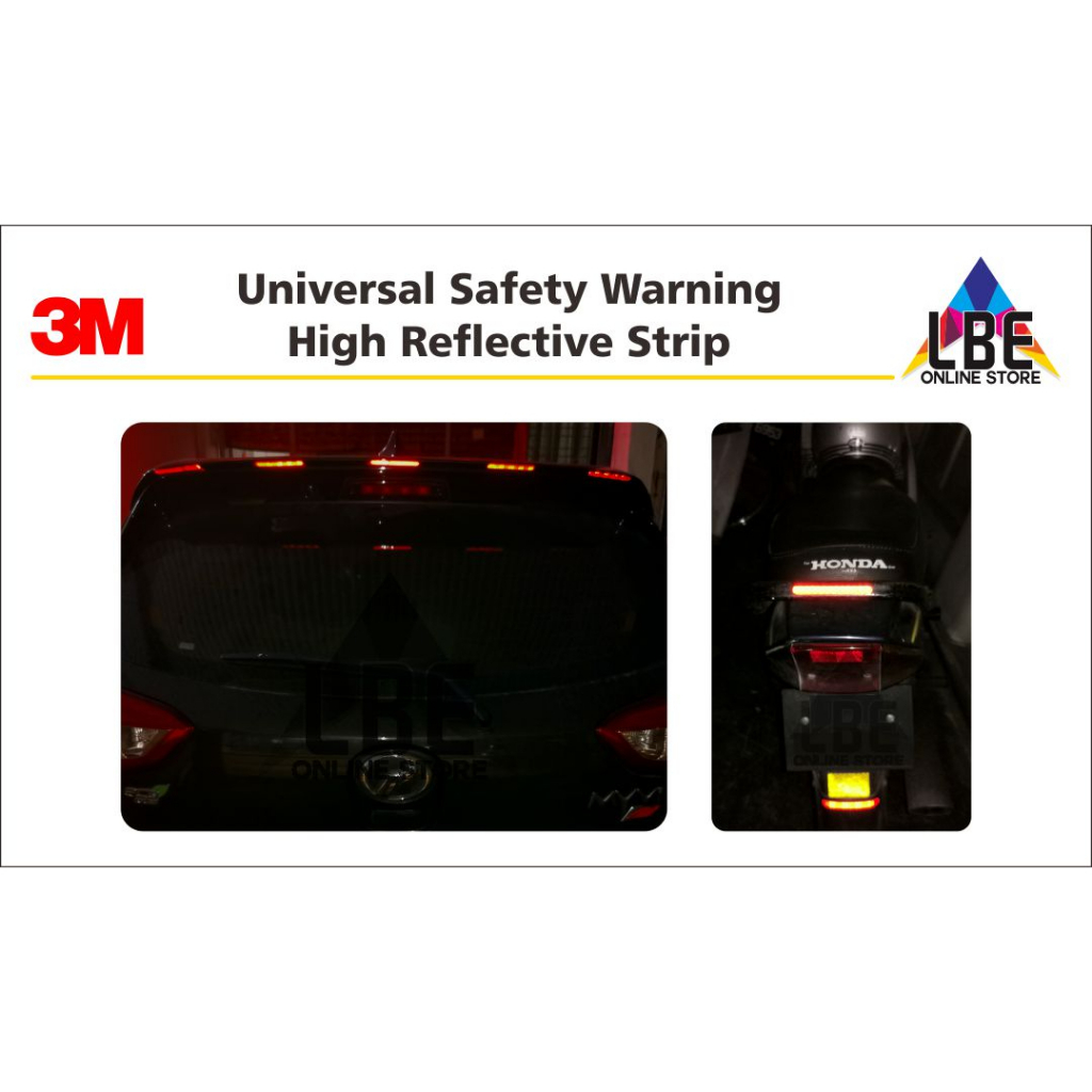 Universal Safety Warning High Reflective Strip (5pcs) | Shopee Malaysia
