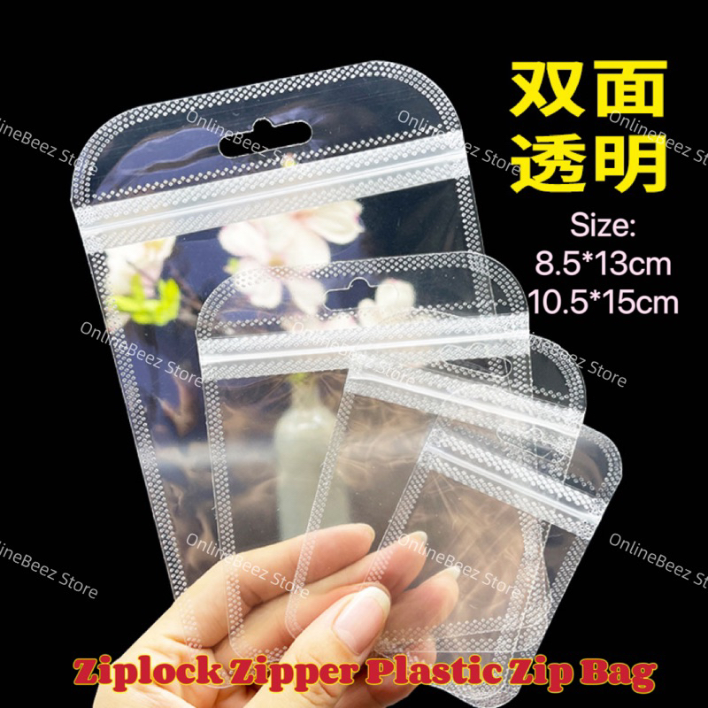 100+-Pcs Colorful Ziplock Zipper Plastic Zip Bag Retail Packing with ...